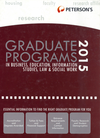 Peterson's graduate programs in business, education, information ...