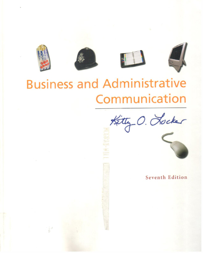 Business and administrative communication | UKH Library Catalog